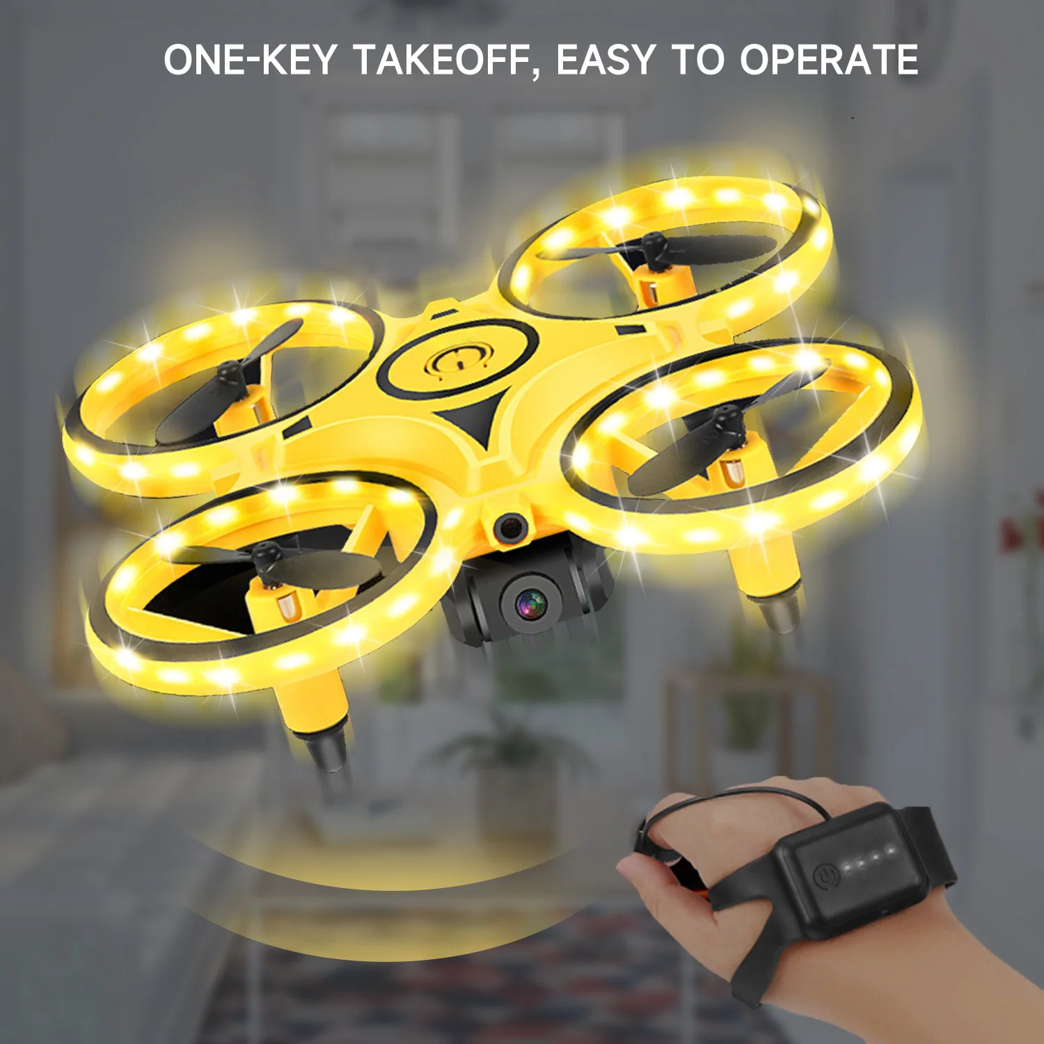 Gesture-Controlled-Drone-Toys-LED-Lights-Flying-Intelligent-Obstacle ...