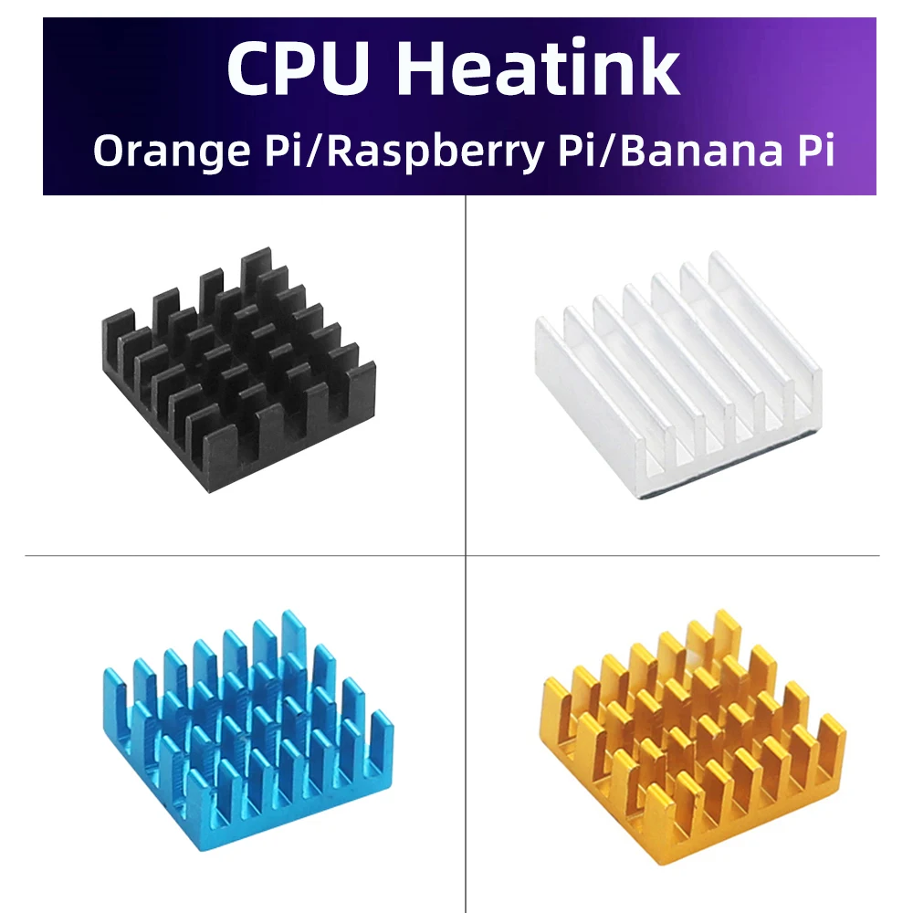 Orange Pi Heatink for CPU Passive Cooling 14x14 x6 MM Aluminum Heat ...