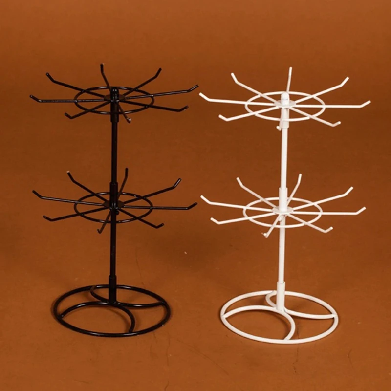 Round-Metal-Jewelry-Display-Stand-Organizador-de-colar-para-brincos ...