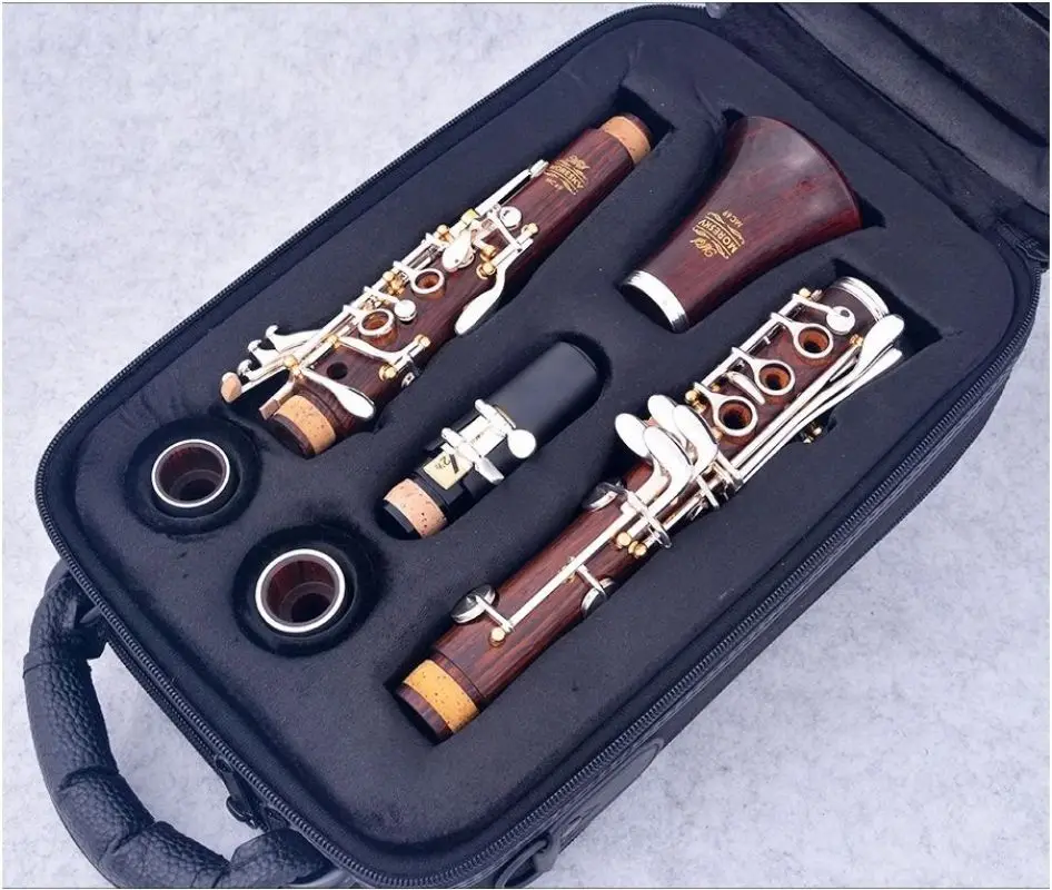 MORESKY-Clarinete-Cocobolo-profissional-melodia-C-17-teclas-banhado-a ...