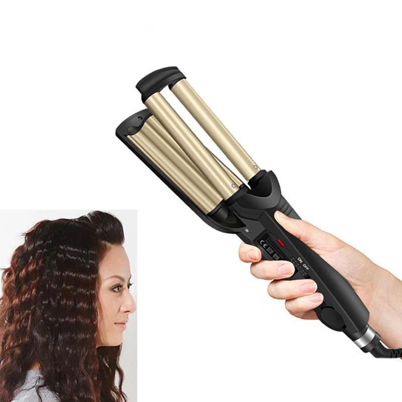 Ceramic Crimpers Wavers Curler Hair Crimper Curling Iron Wand Fast ...