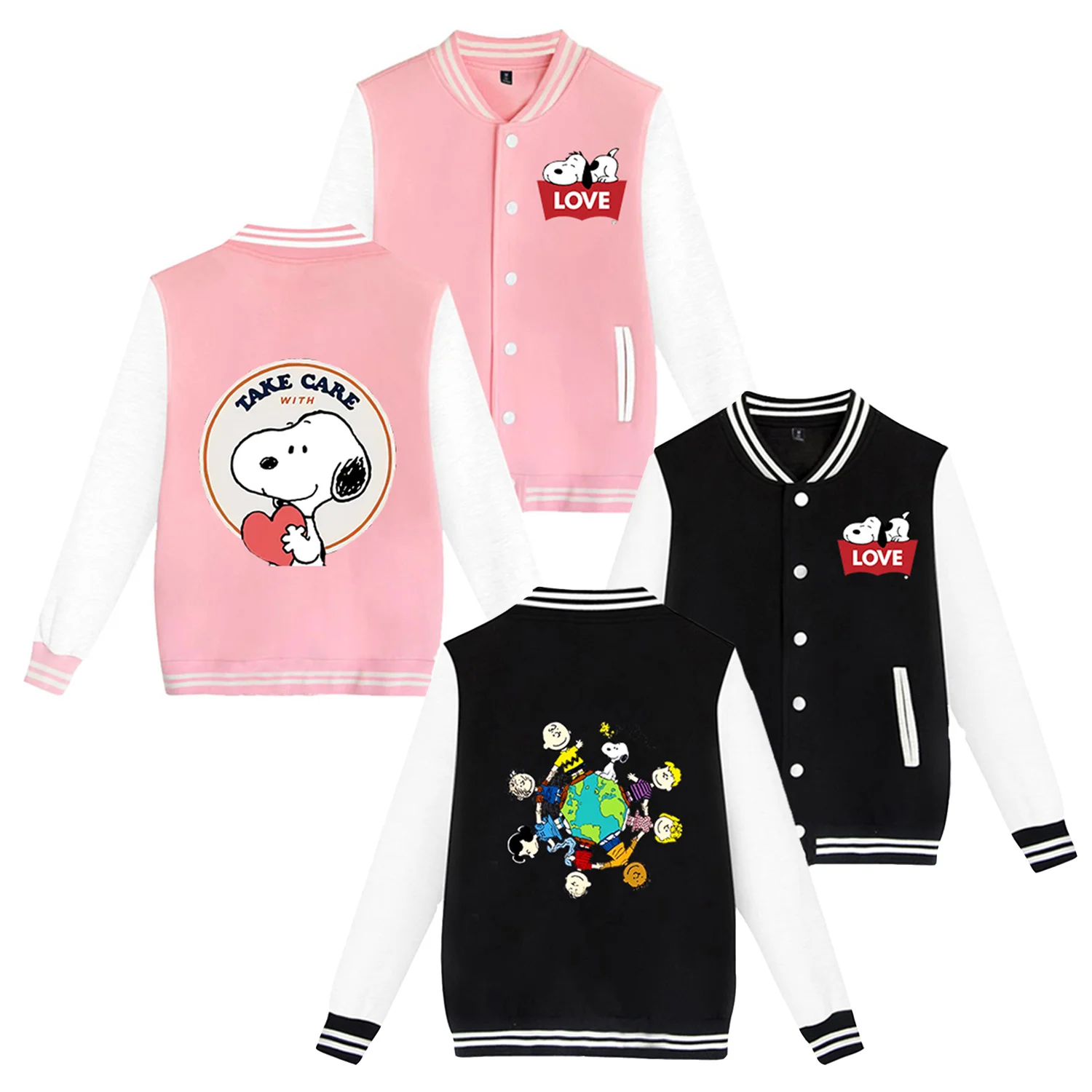 Snoopys-Baseball-Jacket-for-Women-Men-Streetwear-Clothes-Cartoon ...