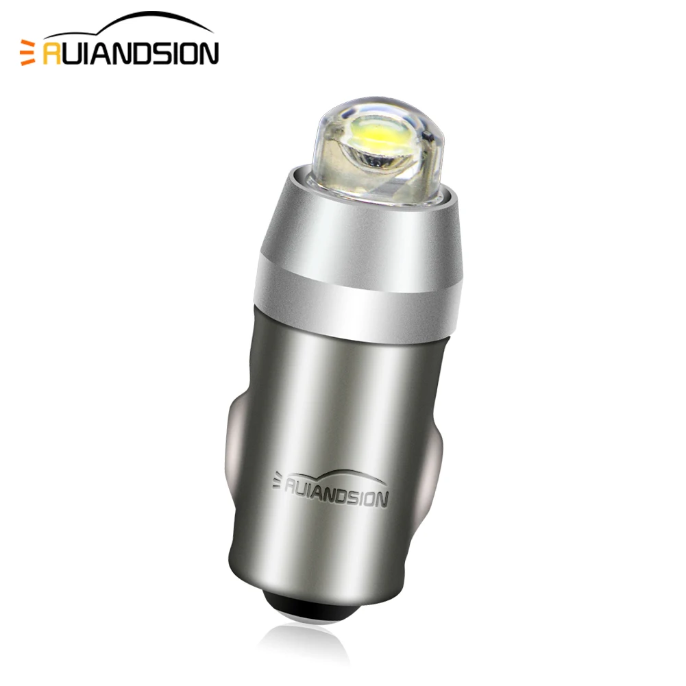 RUIANDSION 5pcs Car LED 12V 24V Instrument Panel Light Bulb BA7S LLB281 ...