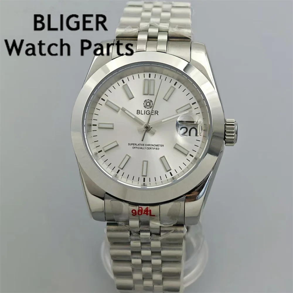 BLIGER 36mm/39mm Men Watches NH35 Automatic Movement Fixed Sloping ...