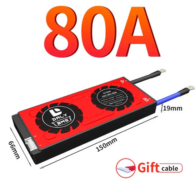 Daly BMS LiFePo4 4S 12V 14.6V 15A 20A 30A 40A 50A 60A 100A 200A 250A 300A 400A 500A Waterproof ...