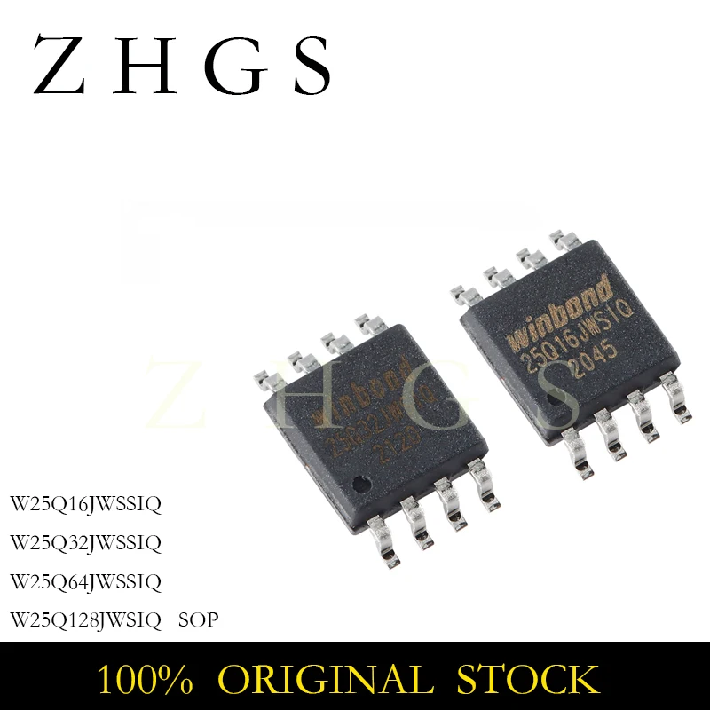 10PCS W25Q16JWSSIQ W25Q32JWSSIQ W25Q64JWSSIQ W25Q128JWSIQ SOP-8 W25Q16 ...