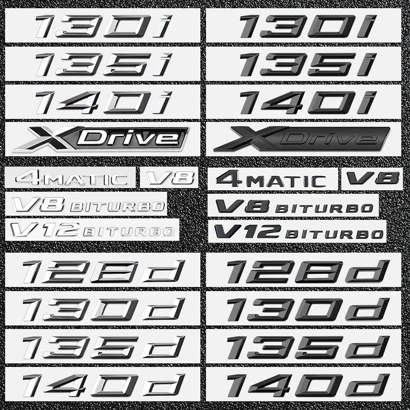 Car-Styling-Rear-Boot-Emblems-Number-Letter-Badge-for-BMW-M-1-Series ...