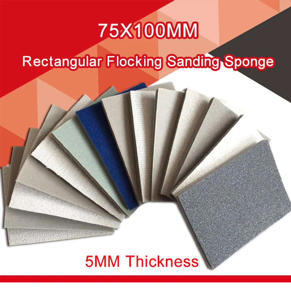 10pcs Wet & Dry Back Velvet Sanding Sponge Disc Sandpaper Self-adhesive ...