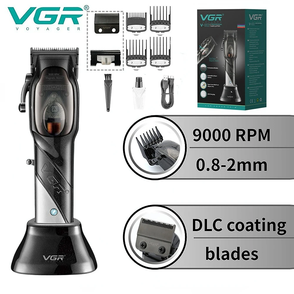 VGR-cortadora-de-pelo-profesional-maquina-de-cortar-cabello-Cortapelos-inal-mbrico-Barbero ...