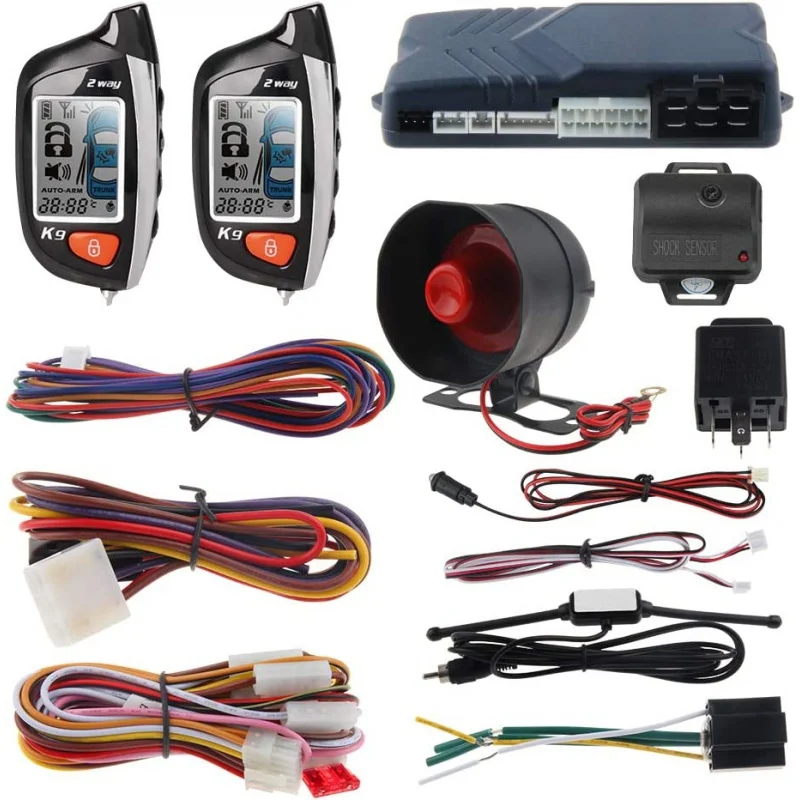 SPY-2-Way-Car-Alarm-System-with-LCD-Pager-Display-Remote-Engine-Start ...