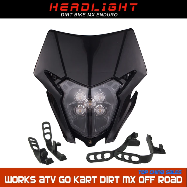 Motorcycle LED Headlight Headlamp For Honda CRF 125 150L 150R 230L 250L ...