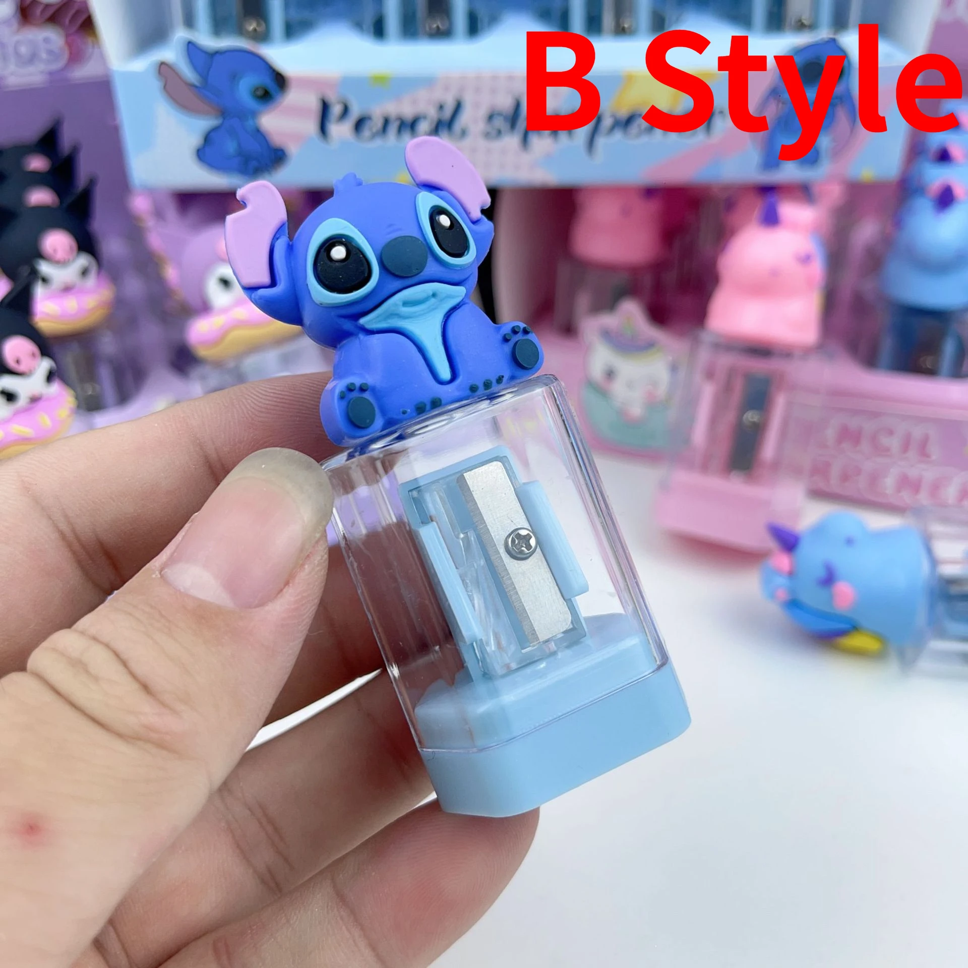 Sacapuntas de Disney Stitch Sacapuntas de un solo orificio de dibujos ...