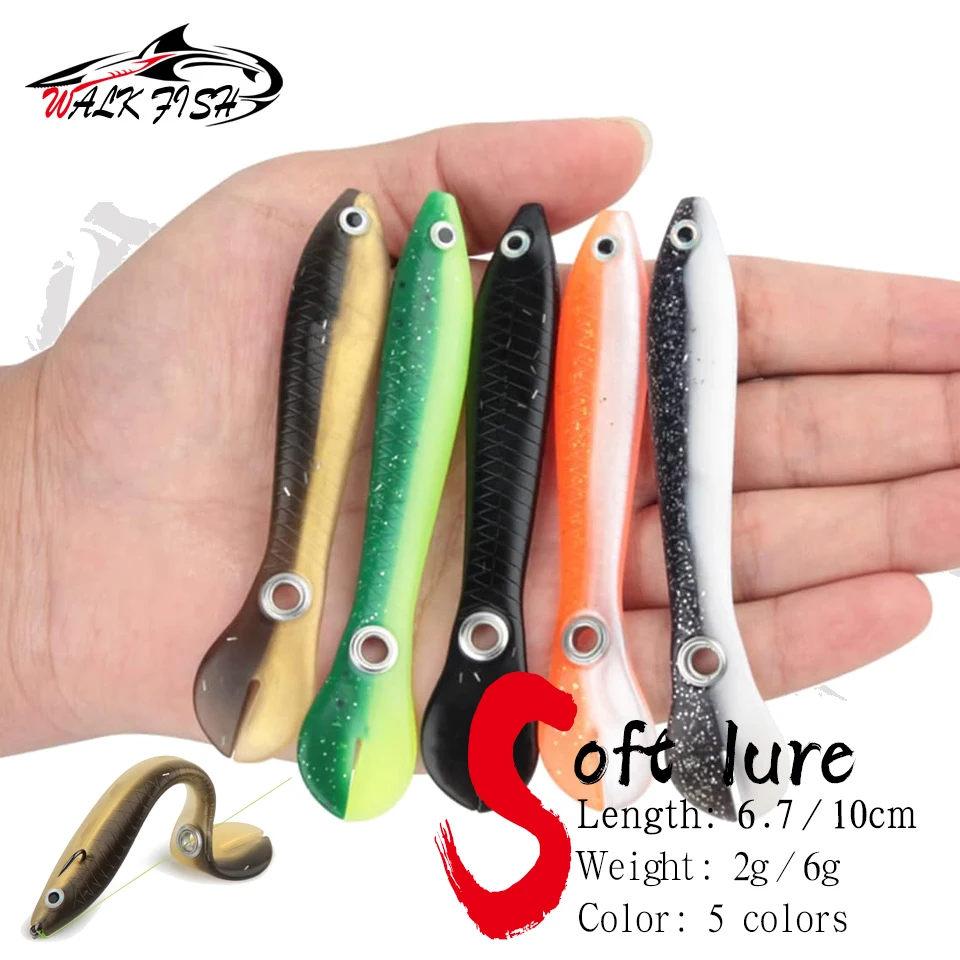 WALK-FISH-5PCS-6-7cm-10cm-Fishing-Lures-Bionic-Swimming-Lure-Bass ...