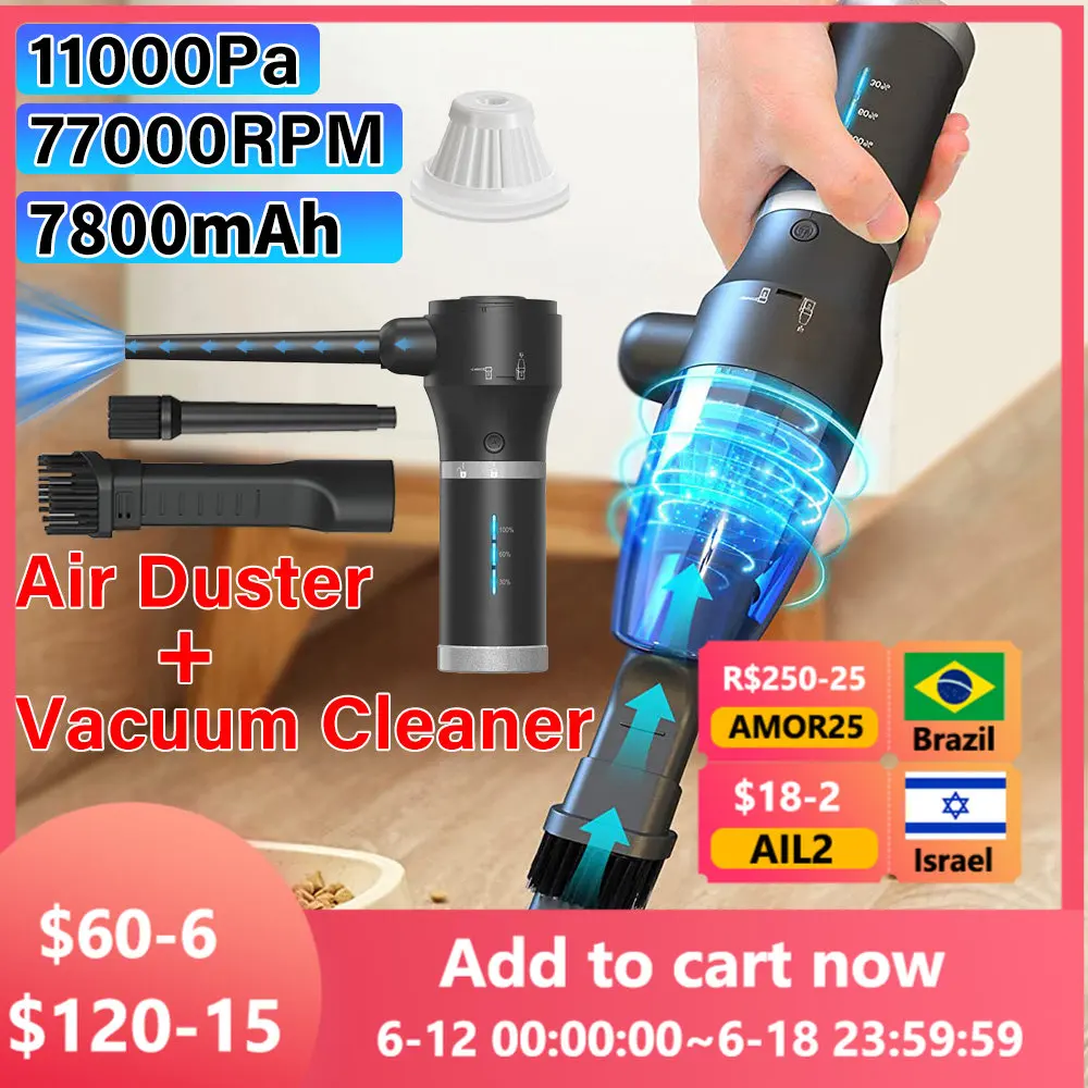 Air Duster Computer Keyboard | Air Blower Clean Computer | Cordless ...