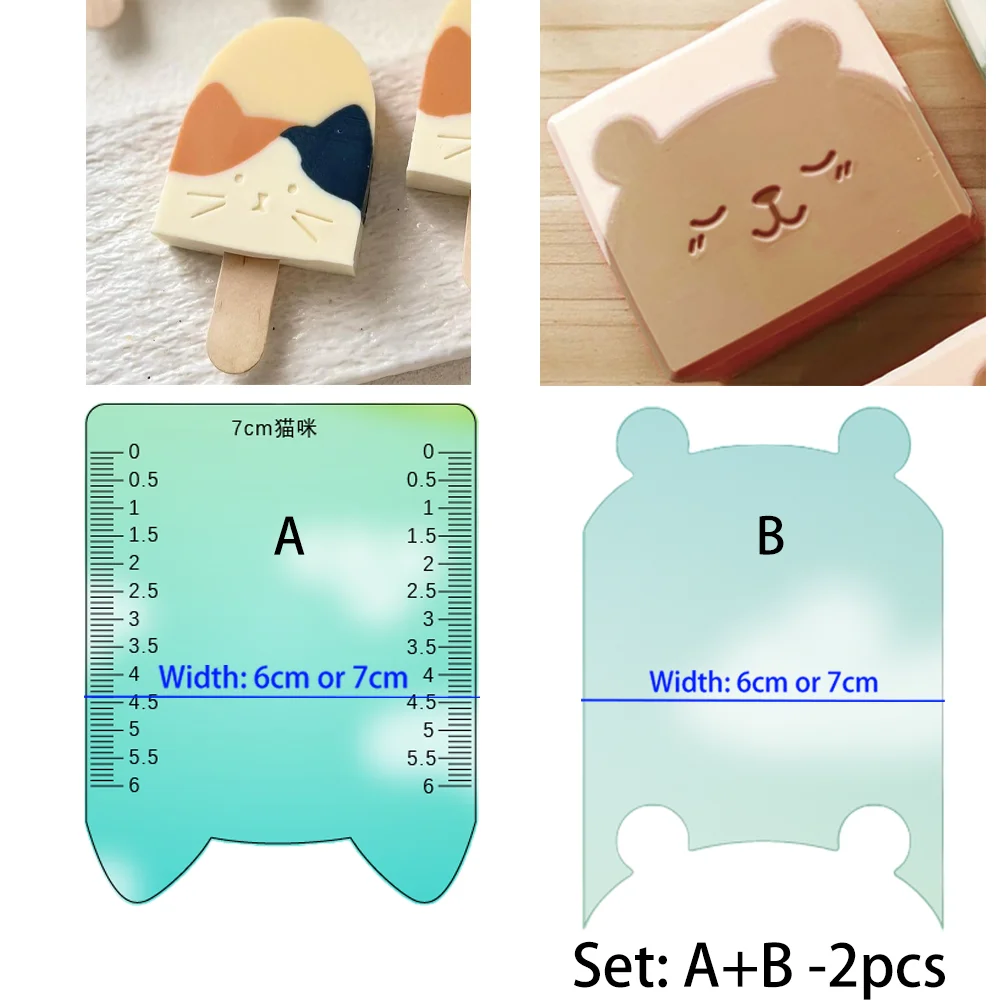 Cat-and-Bear-Sab-o-Scrapers-Shaping-Tool-DIY-Soap-Making-v-rios ...