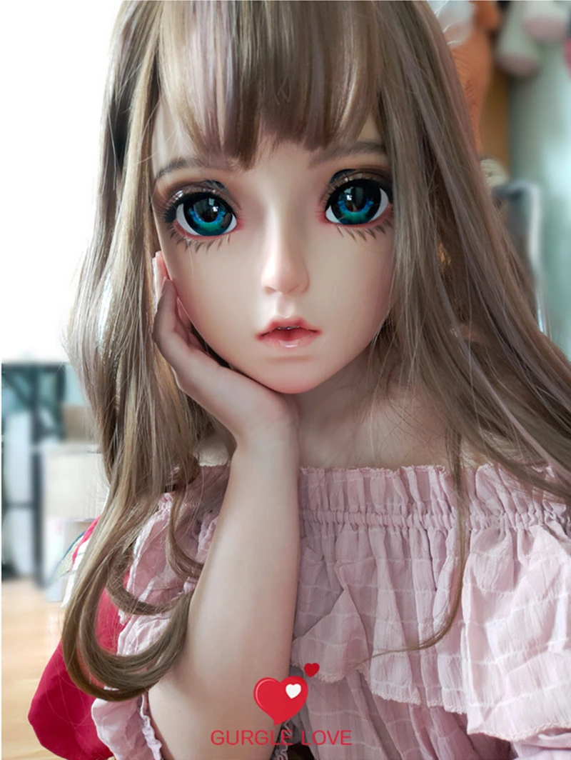 (GL MI) weibliche Süße Mädchen Harz Kiguru mi BJD Kopf Maske Halloween ...