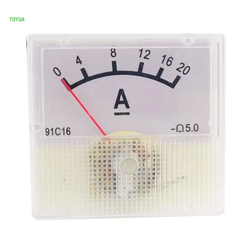 Analog-Amperemeter-DC0-20A-Panel-Meter-Amp-Mechanical-Current ...