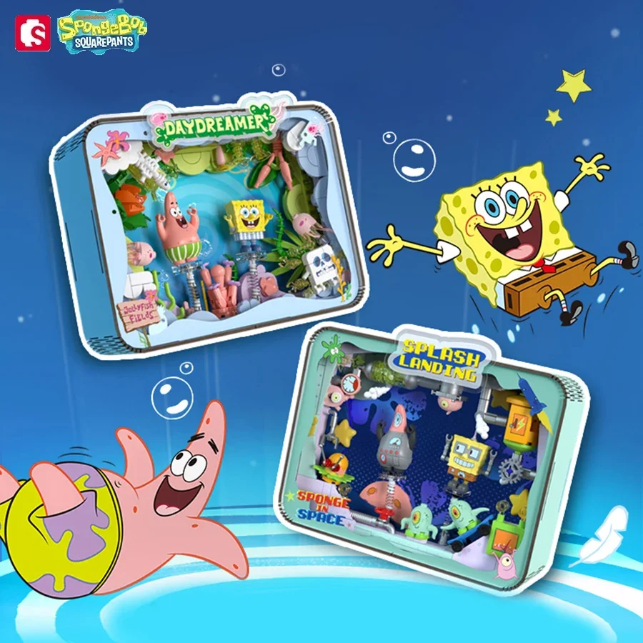 SpongeBob-SquarePants-Building-Blocks-Patrick-Star-Photo-Frame-Model ...