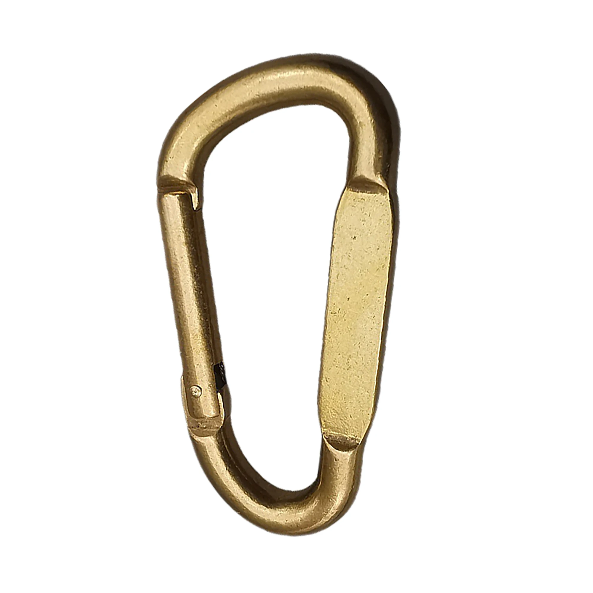 Extra-large-3-inch-Solid-brass-Simple-D-Oval-Spring-load-Snap-carabiner ...