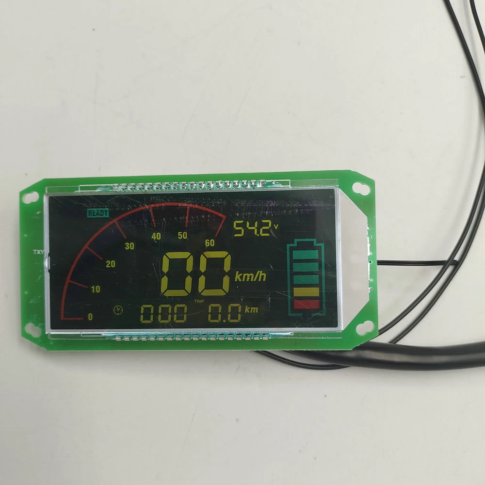 Colored LCD Display Dashboard Speedometer for Electric Scooter Bike Tricycle Diy Parts 48v 96v ...