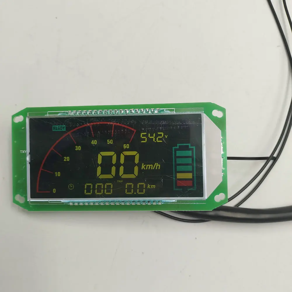 Colored LCD Display Dashboard Speedometer for Electric Scooter Bike ...