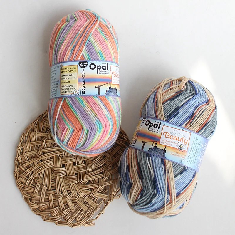 1-100g-ball-Opal-Beauty-75-wool-25-polyamide-Nylon-socks-knitting-yarn.jpg