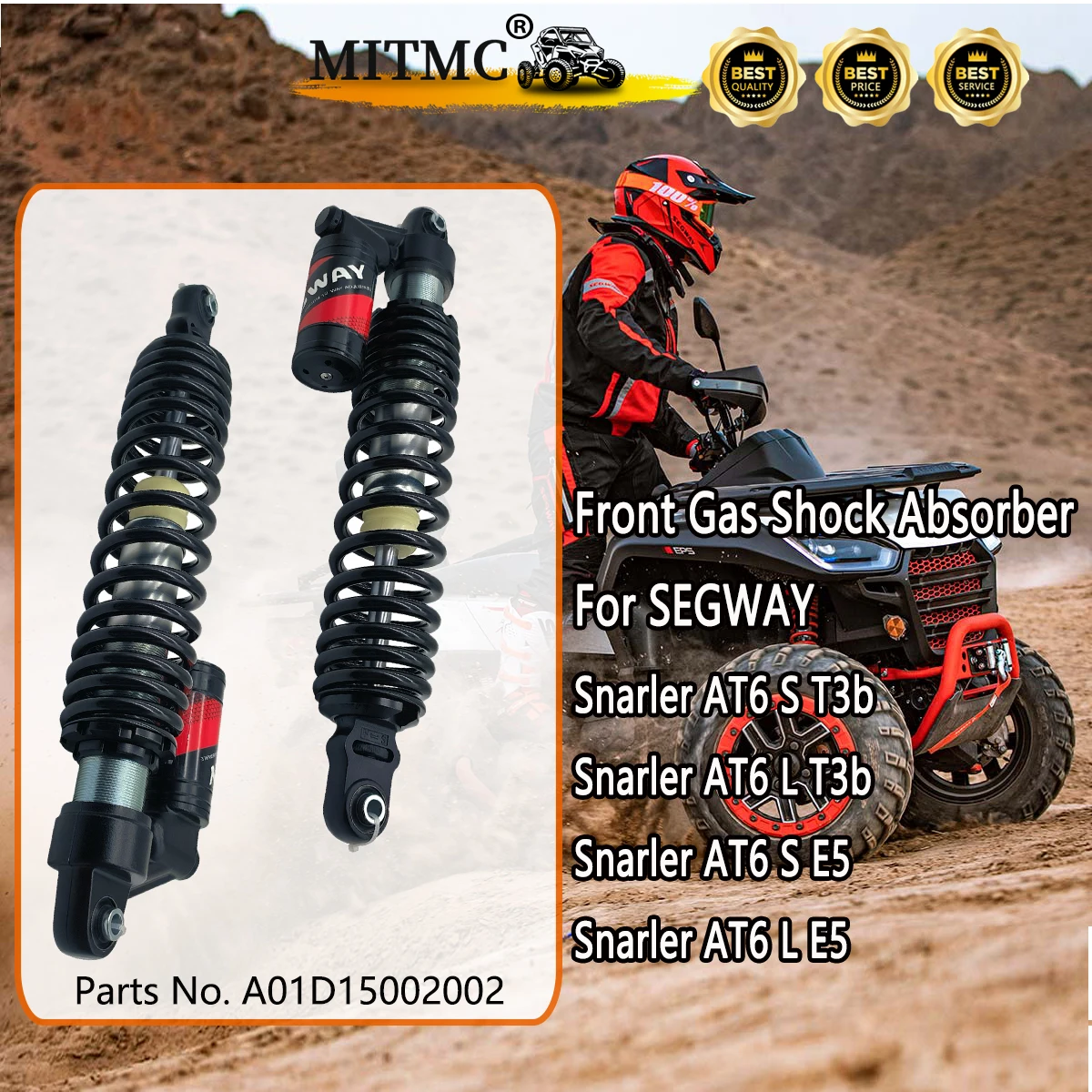 2Pcs-Front-Gas-Shock-Absorber-For-SEGWAY-Snarler-AT6-S-T3b-AT6-L-T3b ...