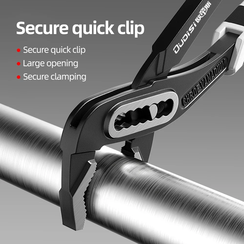 Heavy-Duty-Straight-Pipe-Wrench-8-Inch-Plumbing-Installation-Pliers ...