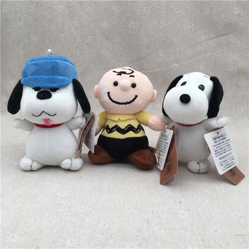 Kawaii-Snoopyed-Peanut-Charlie-lindo-mu-eco-de-peluche-llavero-dibujos ...