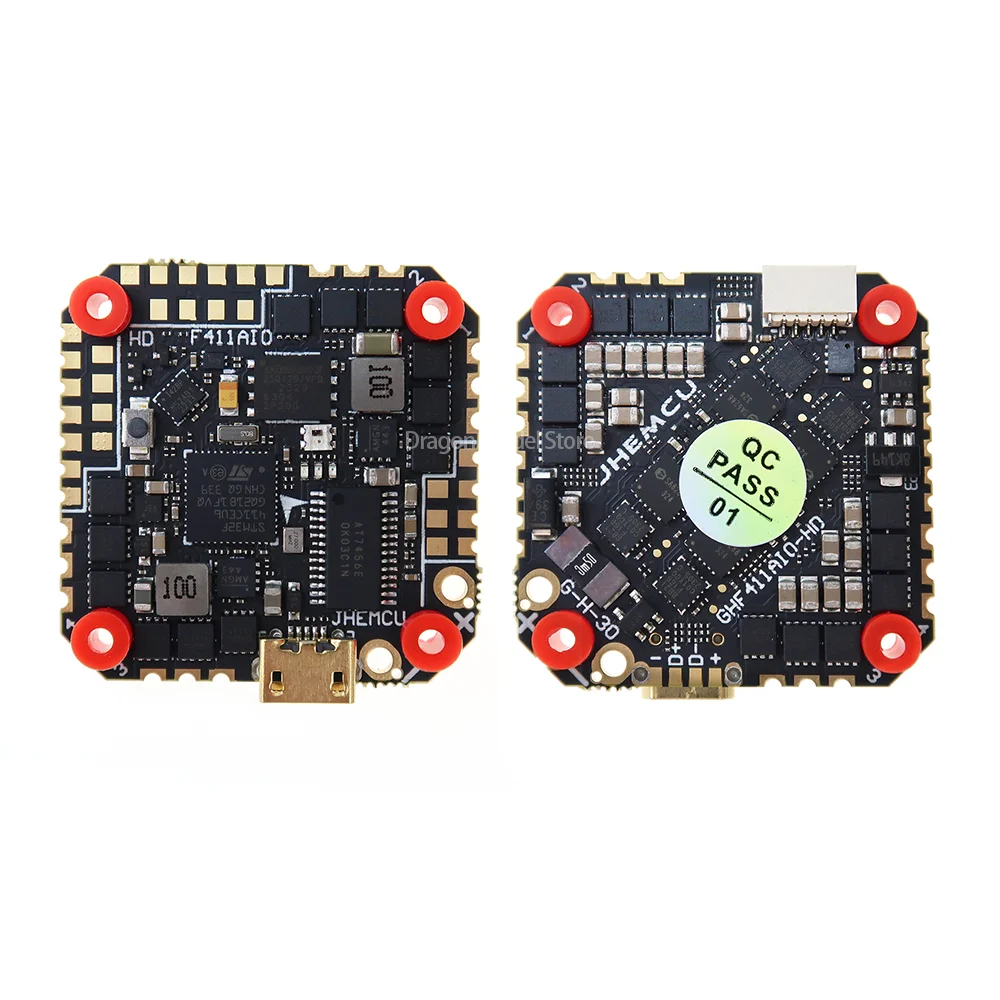 JHEMCU-GHF411AIO-HD-OSD-Flight-Controller-BLheli-S-40A-3-6S-4in1-25-5MM ...