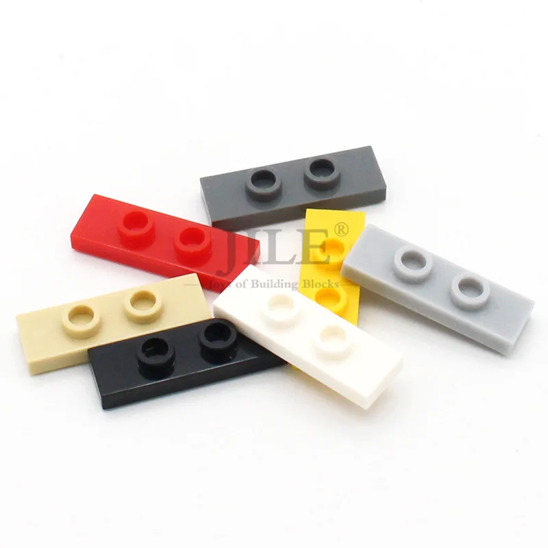 50pcs-Moc-34103-Plate-Modified-1x3-with-2-Studs-Double-Jumper-DIY ...