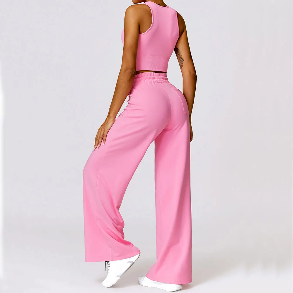 Women-Seamless-Yoga-Set-Gym-Workout-Clothes-for-Female-Push-Up-Bra-High ...