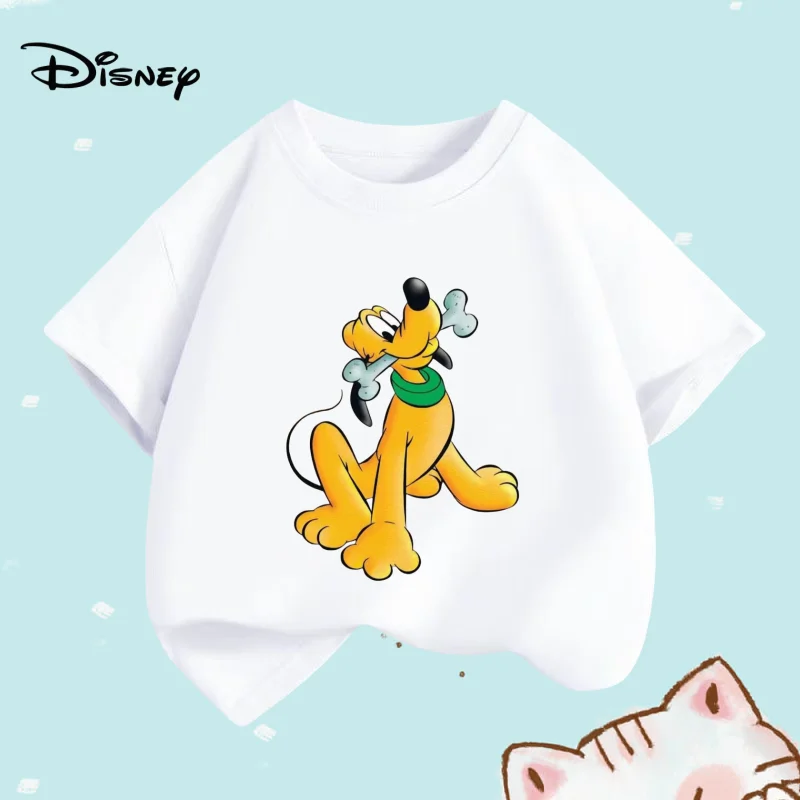Summer Baby Girls Solid Clothes Kid Boys Goofy Goof Printed Short ...