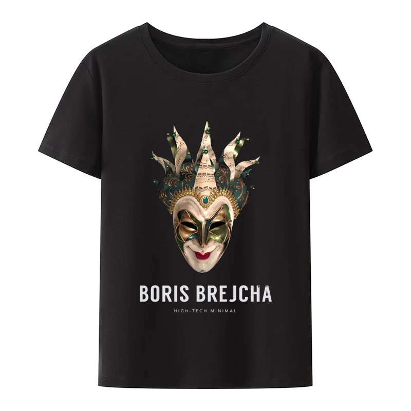 Boris-Brejcha-Dj-Mask-Tshirt-Casual-Cool-Short-Men-Women-Tee-Shirt-Male ...