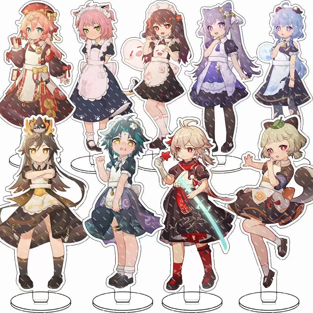 Genshin-Impact-Standing-Model-Young-Anime-Figure-Xiao-Zhongli-Keqing ...