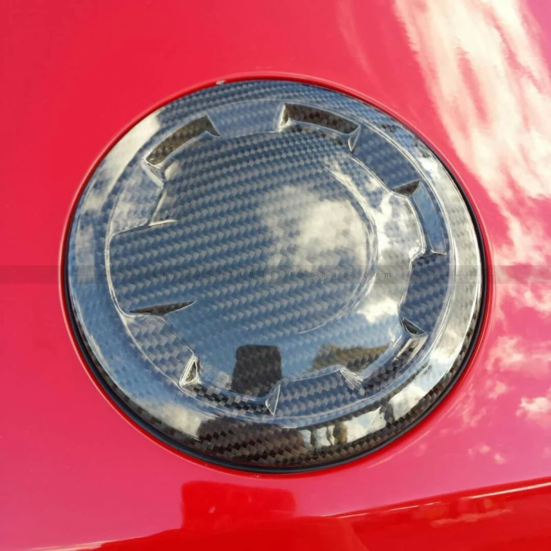 Real-Carbon-Fiber-Car-Petrol-Gas-Fuel-Tank-Cap-Cover-fits-HONDA-Civic ...