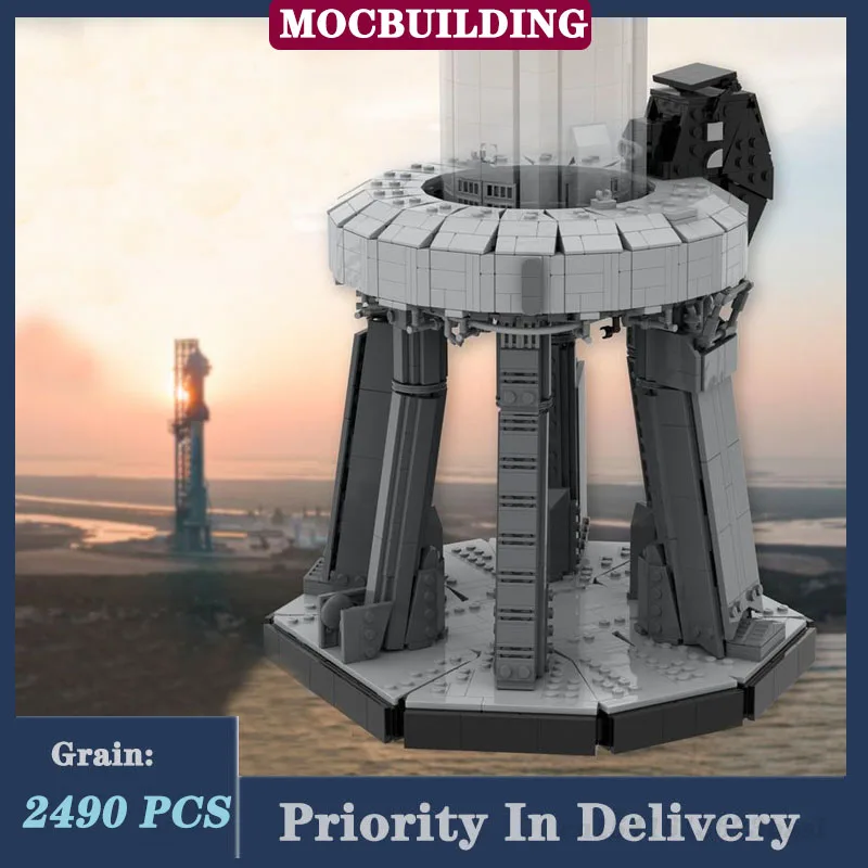 MOC-Starship-Orbital-Launch-Mount-Model-Building-Block-Assembly-Rocket ...