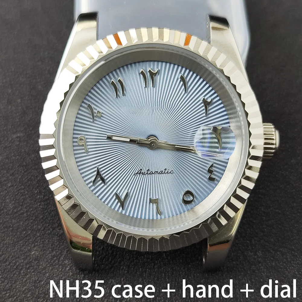 NH35 case NH36 case Arab NH35 dial sapphire Stainless Steel Case ...
