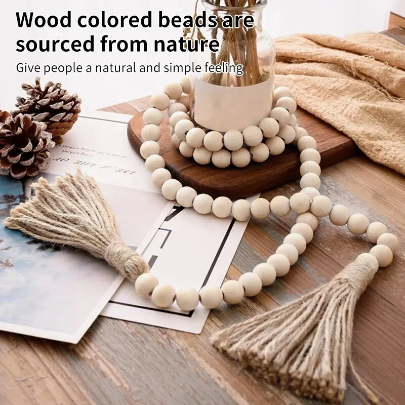 Cord-o-Decorativo-Fio-De-Borla-Cor-De-Log-Decora-o-De-Parede-Boho ...