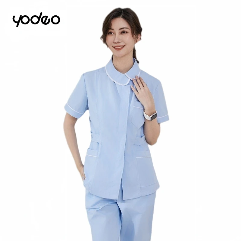 Summer short sleeved nurse set Postpartum center maternal caregiver ...