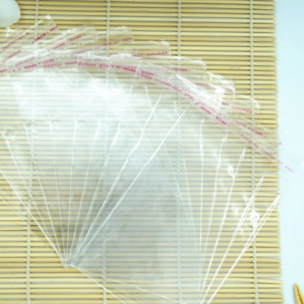 1000pcs 8*12cm Small Clear Self Adhesive Seal OPP Plastic Bags Sticky ...