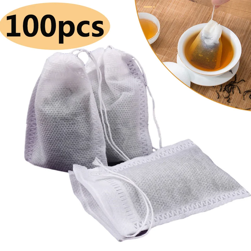 Sacos-de-ch-descart-veis-com-cord-o-filtro-para-especiarias-infusor-de ...