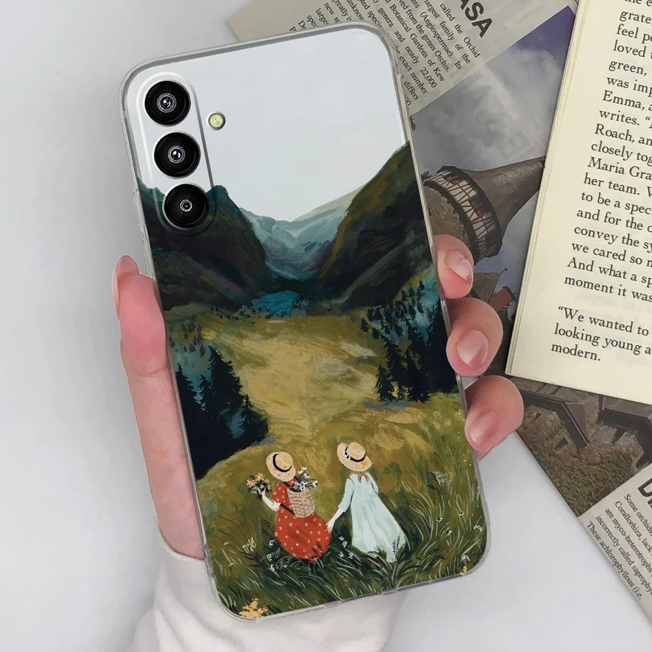 Чехол для Samsung F15 M15, задние чехлы, красивая защитная пленка для ...