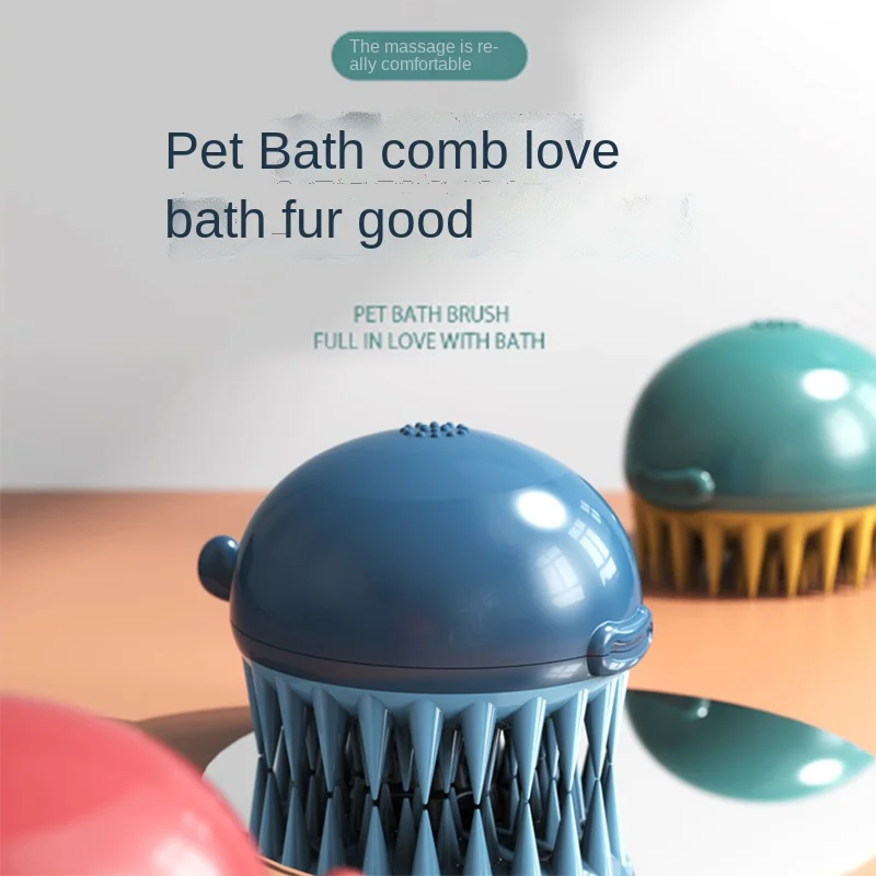 New-style-pet-puffer-fish-bath-brush-rechargeable-shower-gel-bath ...