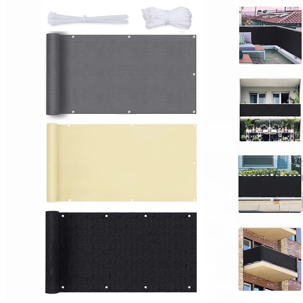 Zonnescherm Netto Ventilatie Privacy Screen Balkon Cover Hdpe Gesp ...