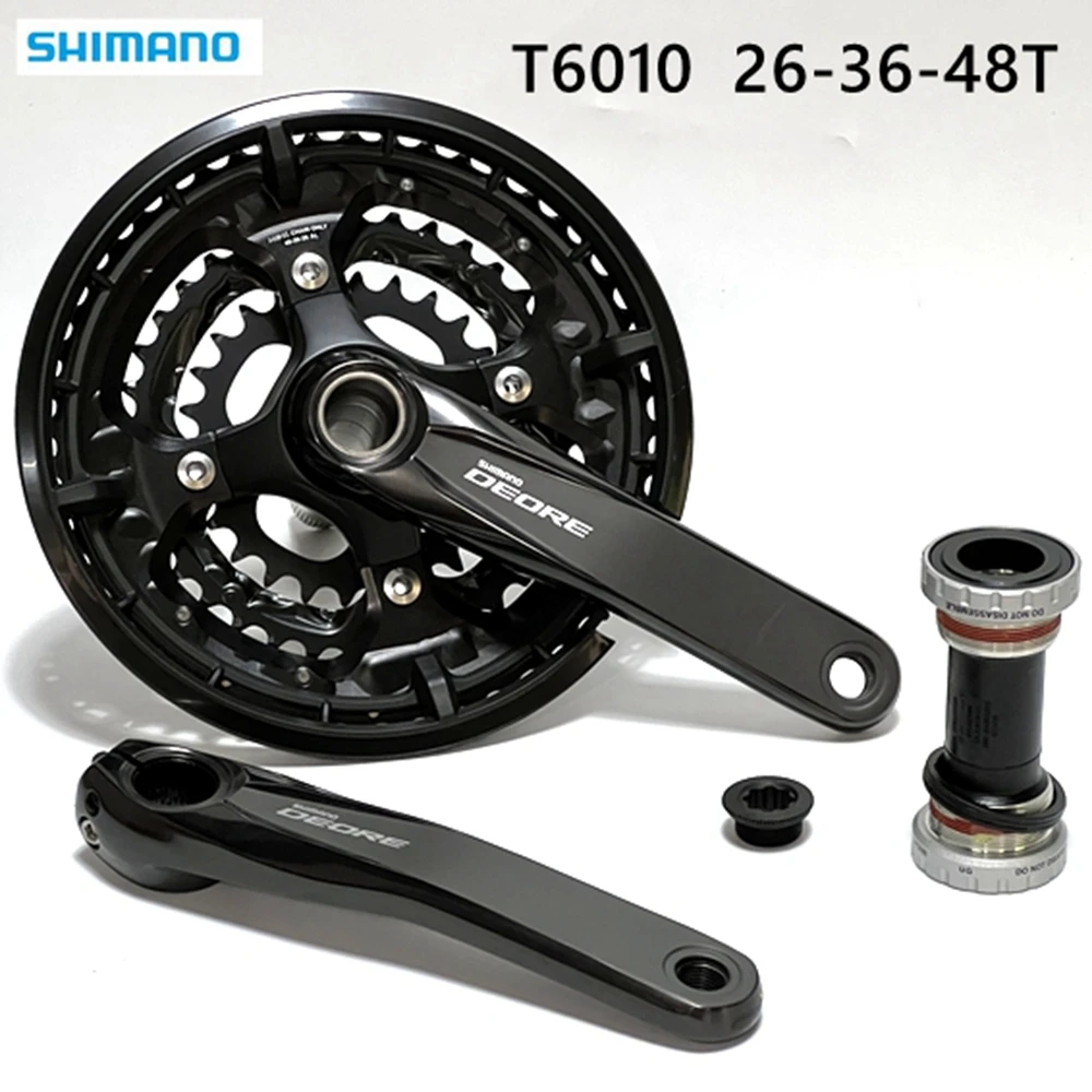 Shimano DEORE XT FC T6010Crankset M6000 30S 38 28T /22 30 40T/48 36 26T ...
