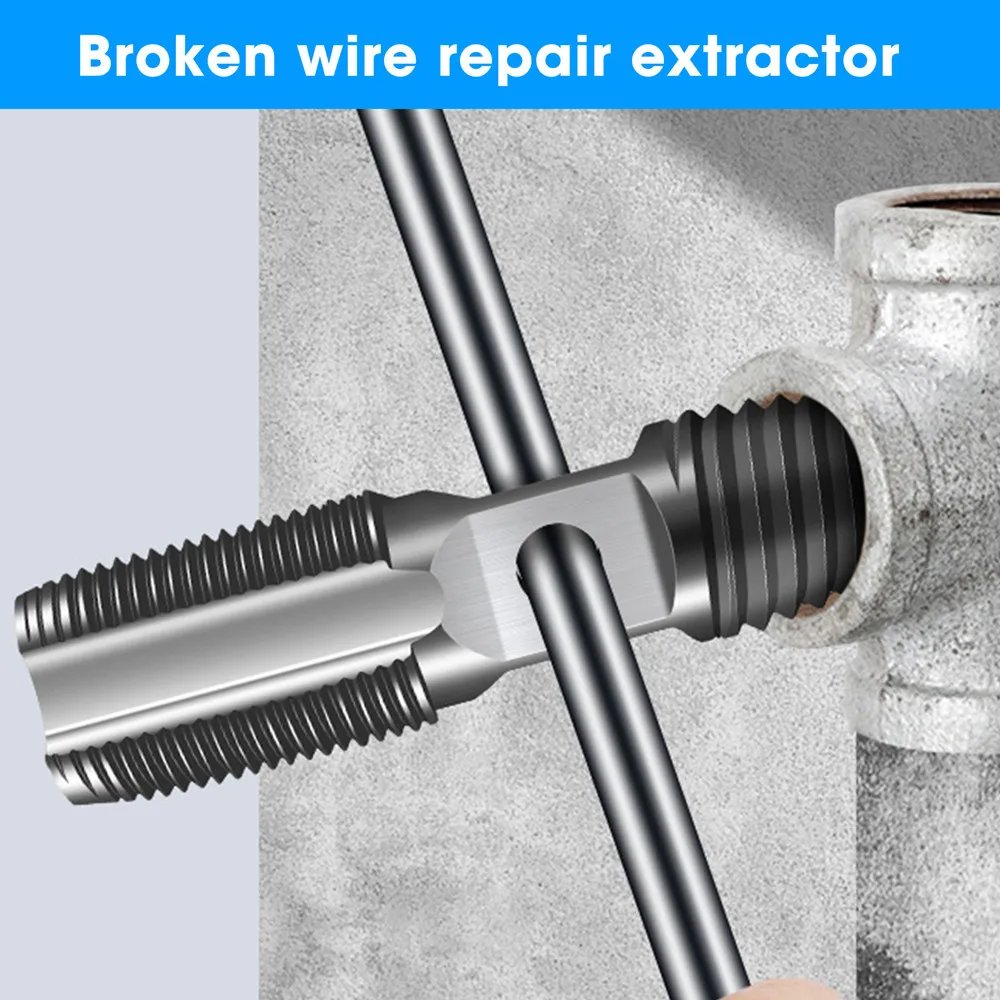 Damaged-screw-extractor-double-headed-screw-extractor-drill-bit-set ...