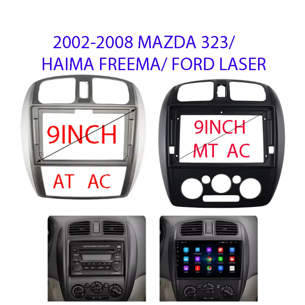 9-Inch-Fascia-For-MAZDA-323-HAIMA-FREEMA-FORD-LASER-2002-2008-Car-Radio ...