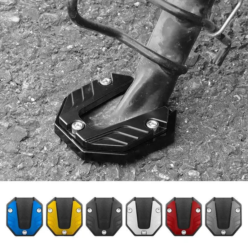 Aluminum-Alloy-Motorcycle-Bike-Kickstand-Extender-Foot-Side-Stand ...