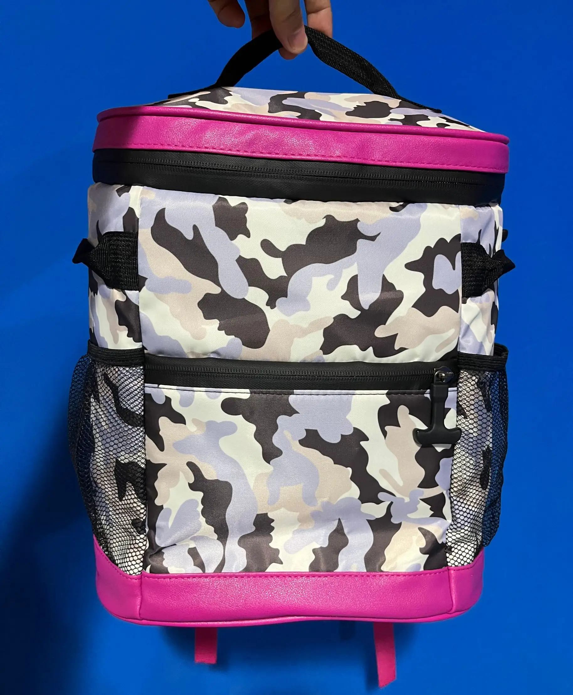 Pink Camo Cooler